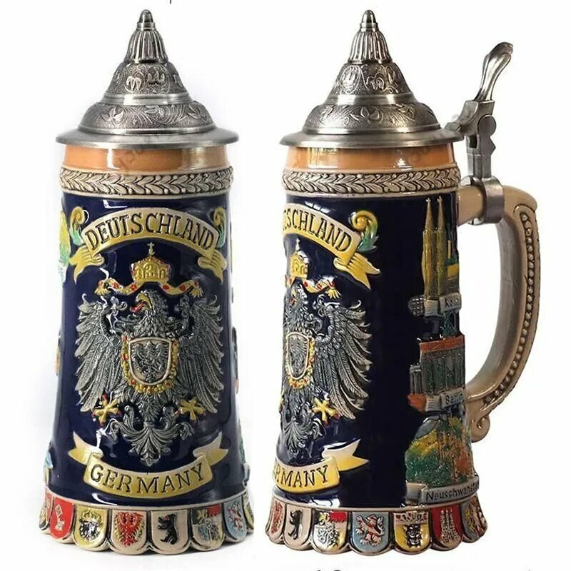 Кружка пивная 600 мл, 1 шт