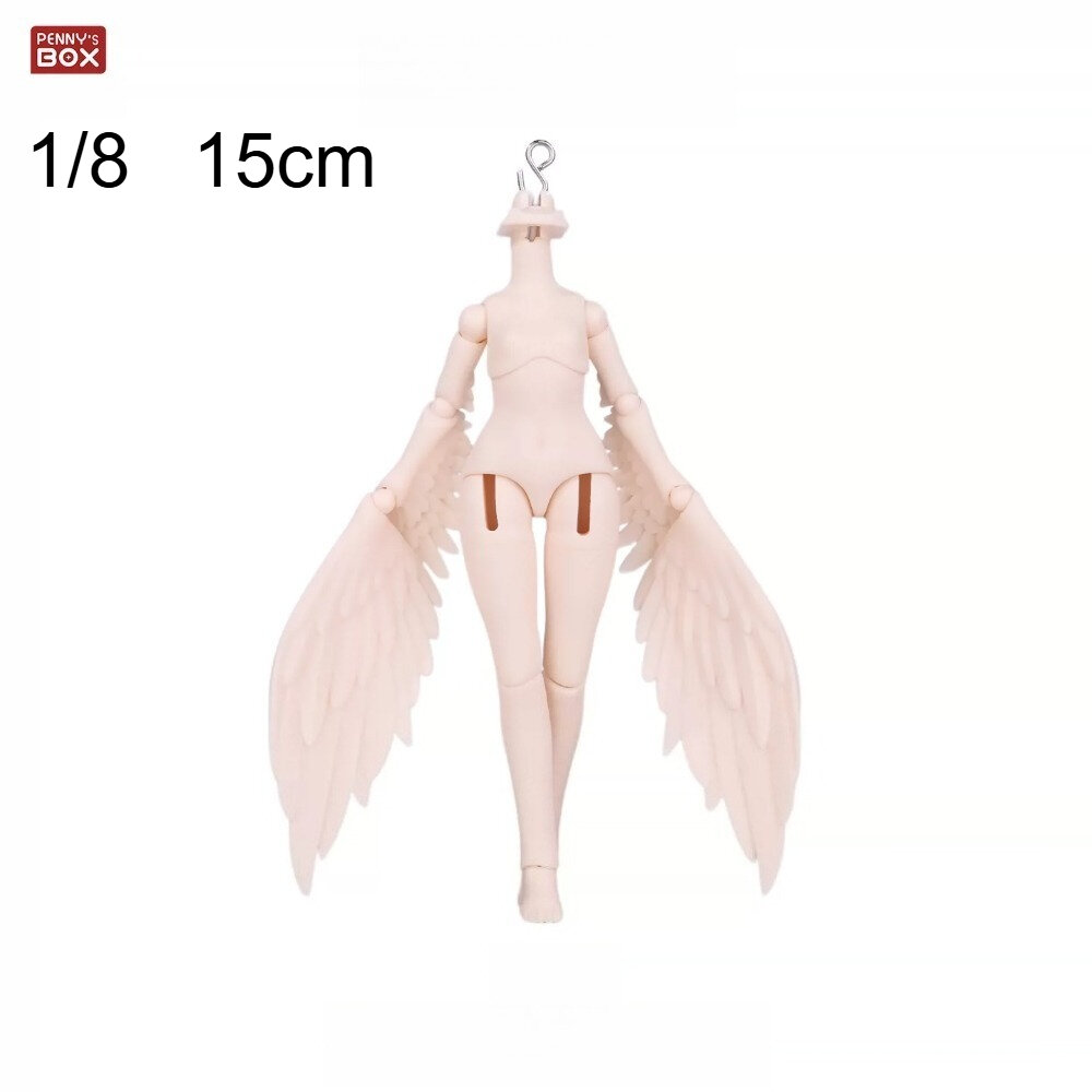 Pennys Box 1/8 BJD Аксессуары Для Кукла Человек-птица B10 Торс С Пернатые Крылья