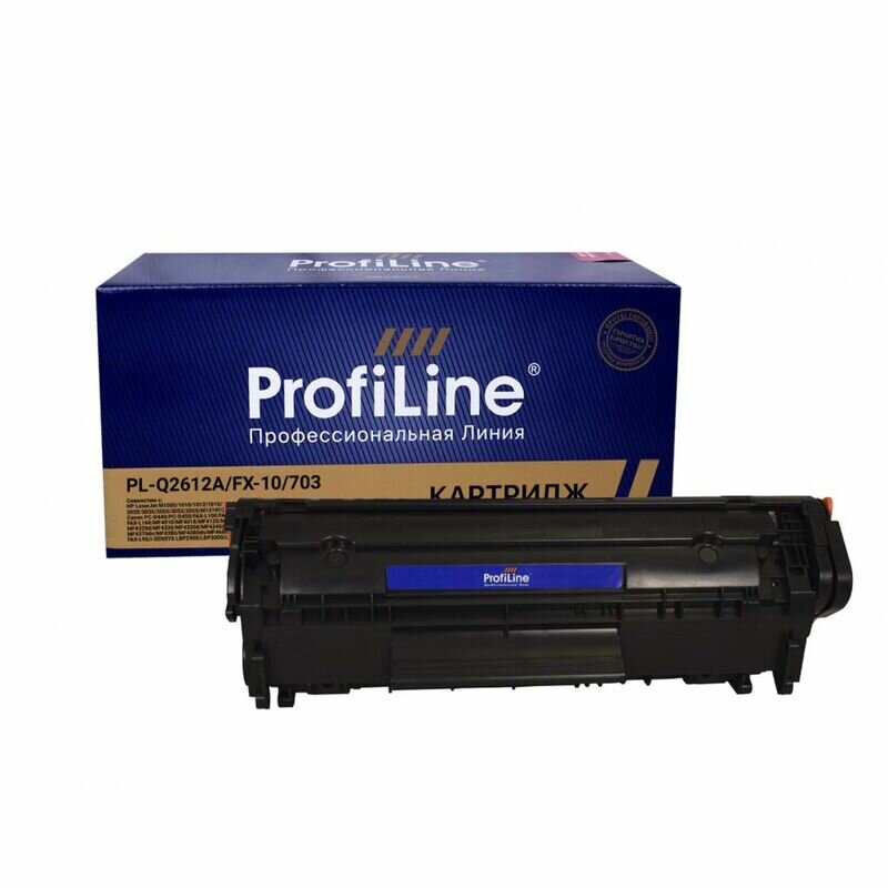 Картридж Q2612A для HP LaserJet 1018, 1020, 1010, 3055, Canon LBP-2900, MF4018 2000 стр. ProfiLine