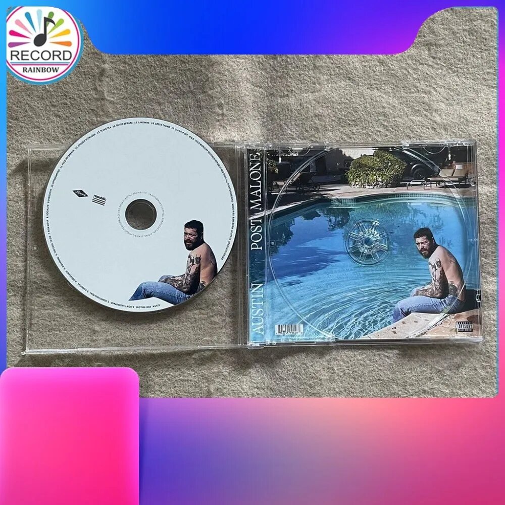 Post Malone "Austin" CD Эксклюзивный аудиоальбом США Import Jewel Case 2023 — фото 1