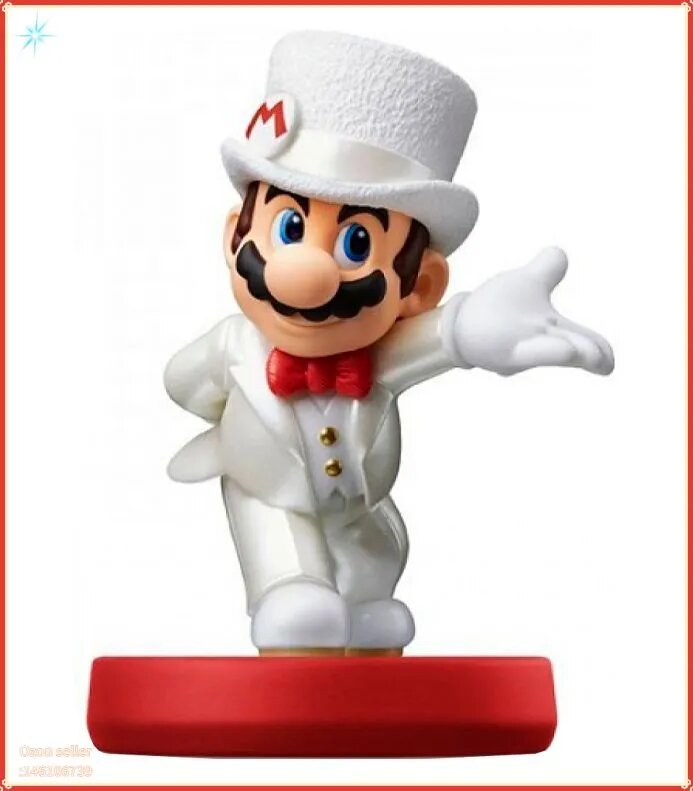 Фигурки по видеоиграм и фильмам Nintendo Amiibo Марио Свадебная одежда, высота 10 см