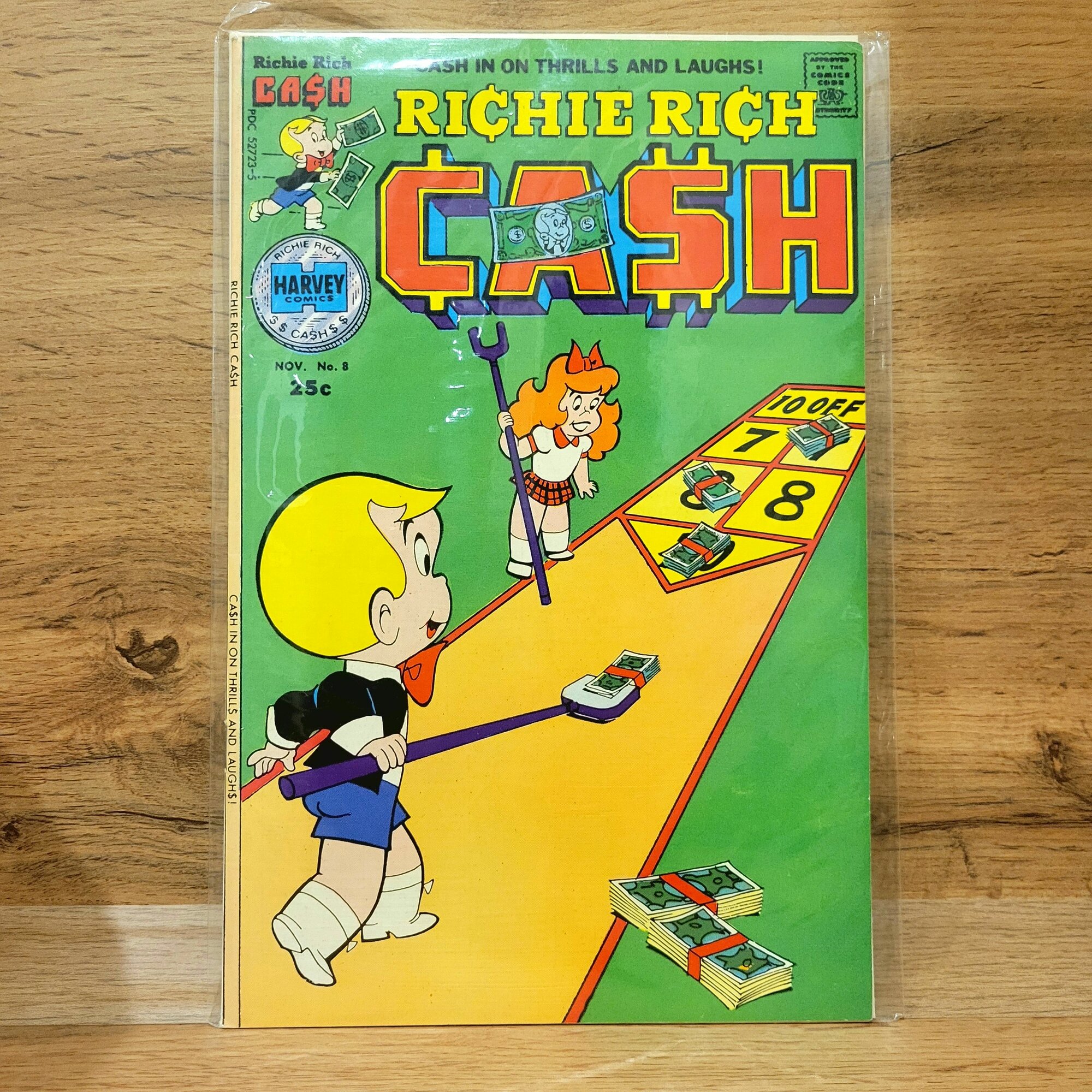 Раритетный Комикс Richie Rich #8. 1975 Год. Комикс (сингл) на английском языке