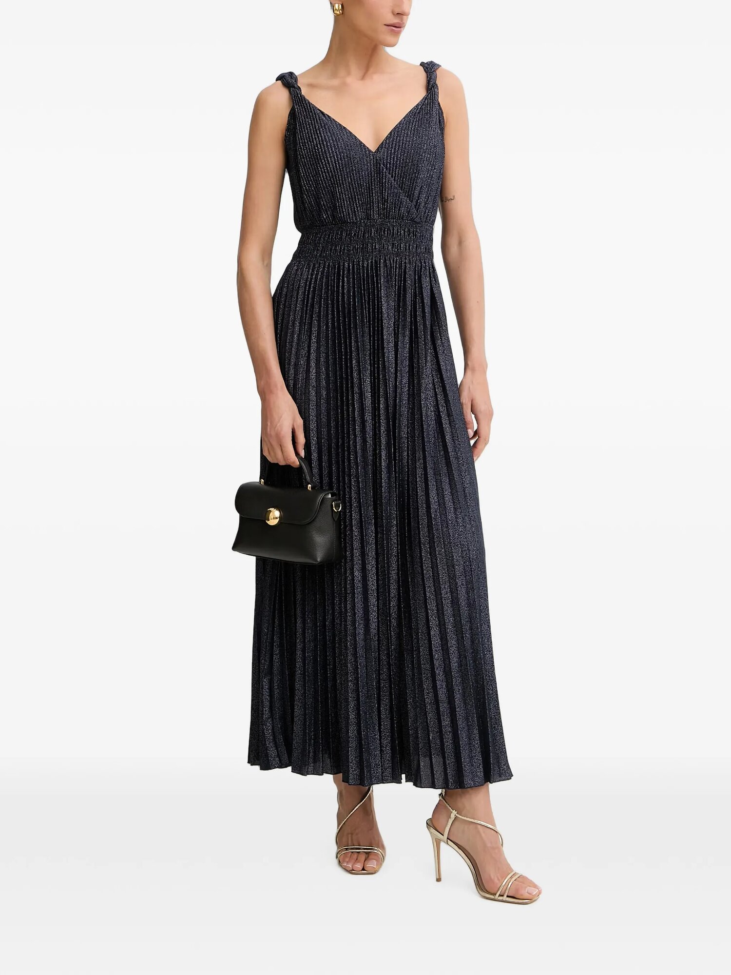 Платье MORGAN Pleated maxi dress, размер 38 — фото 1