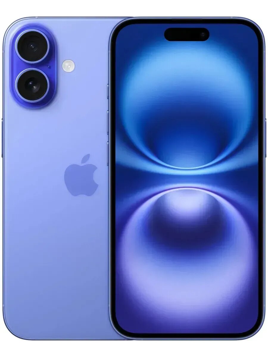 Смартфон Apple iPhone 16 128GB Dual Nano SIM ультрамарин Оригинал