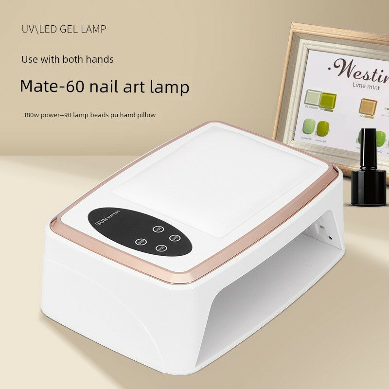 Mate 60 Белая УФ-лампа для маникюра с 105 светодиодами, без батареи, розетка США для совместимости с Китаем, США,