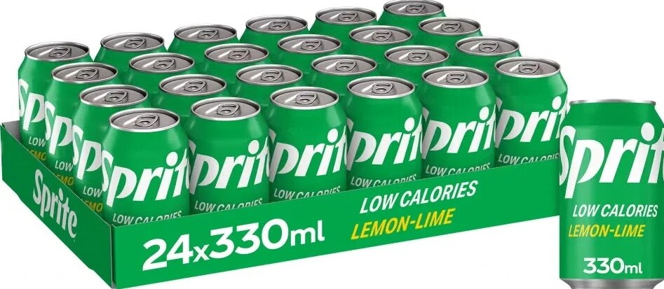 Sprite 0,33л.*24шт. Lemon Lime ЖБ Германия Спрайт