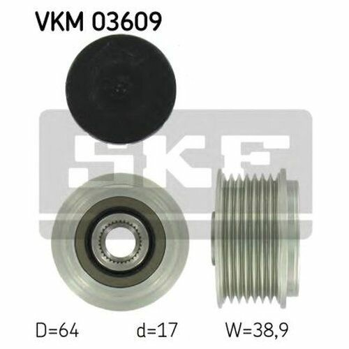 Шкив генератора SKF vkm03609 для Nissan Patrol V, Terrano II; Opel MOVANO; Renault MASTER II