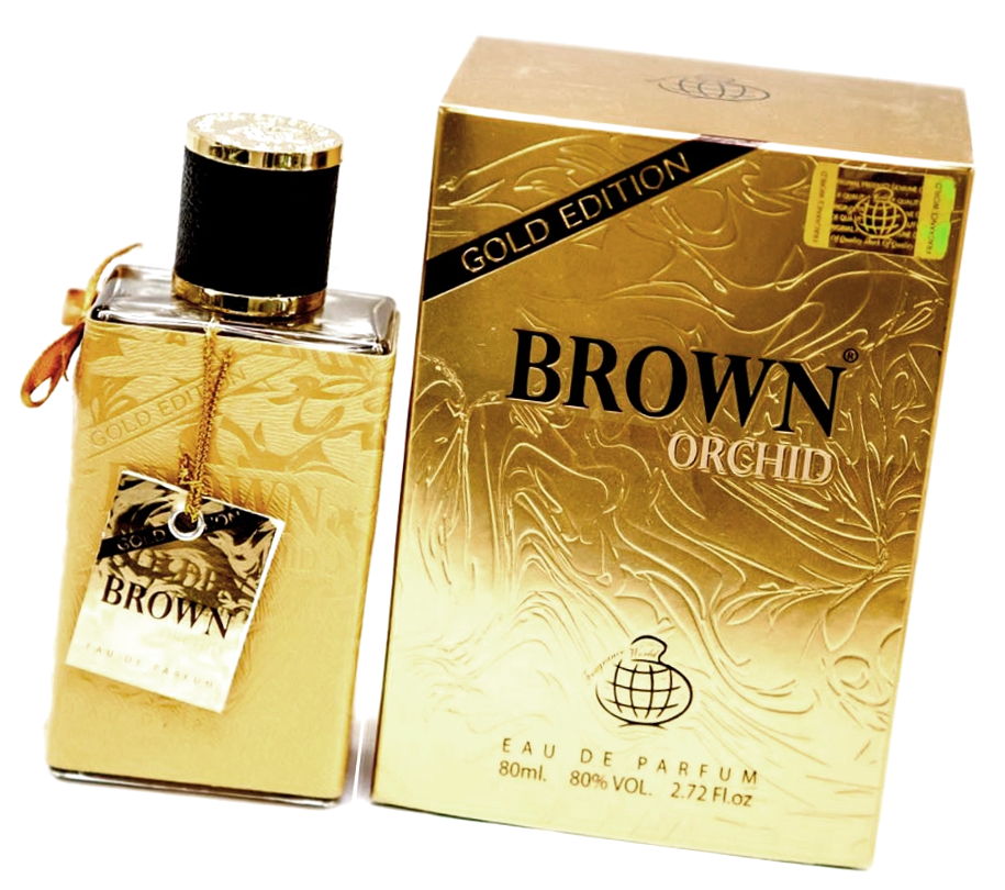 Фрагранс Ворлд Браун Орхид Голд Эдишн парфюм мужской 80 мл - Fragrance World Brown Orchid Gold Edition