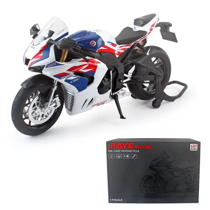 Металлическая модель мотоцикла Honda CBR1000RR-R 1:9 с Дистанционно управляемый мотоцикл