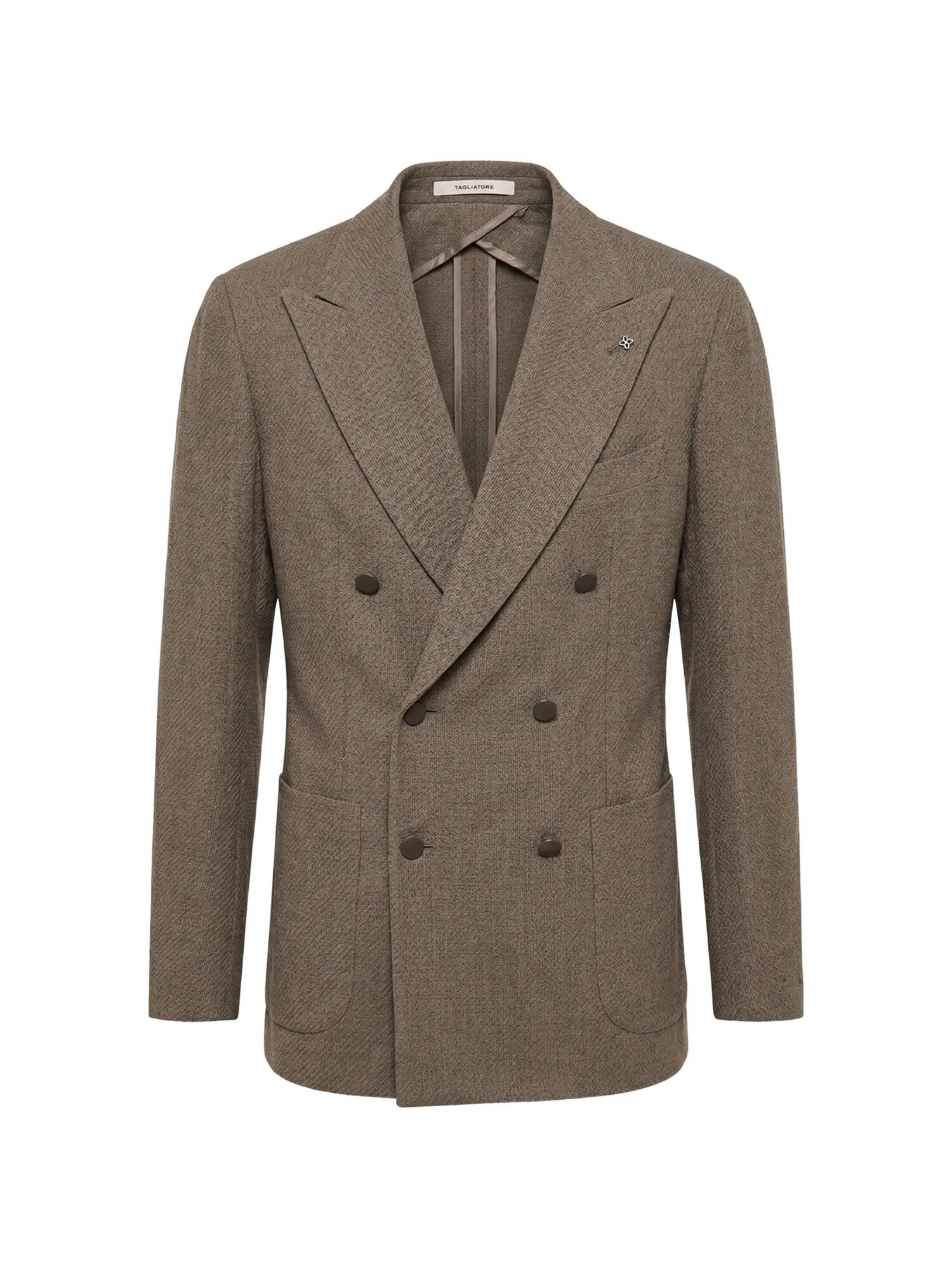 Пиджак Double-breasted peak-lapel blazer
