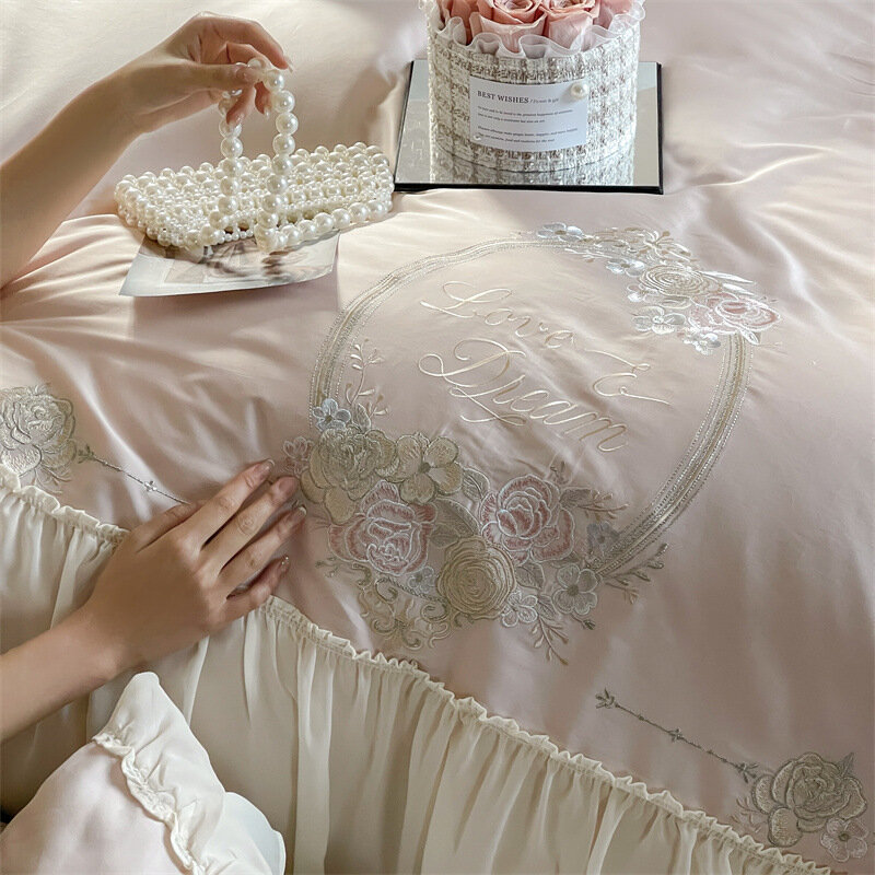 Windsor Castle Berlin Pink 2,0 м постельное белье комплект с пододеяльником 220x240 см, 100% хлопок, 4-местный комплект