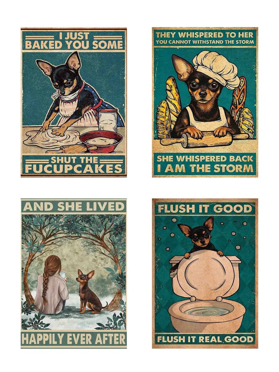 Русский той-терьер, Flush It Good, It Real Good, 4 Плакат