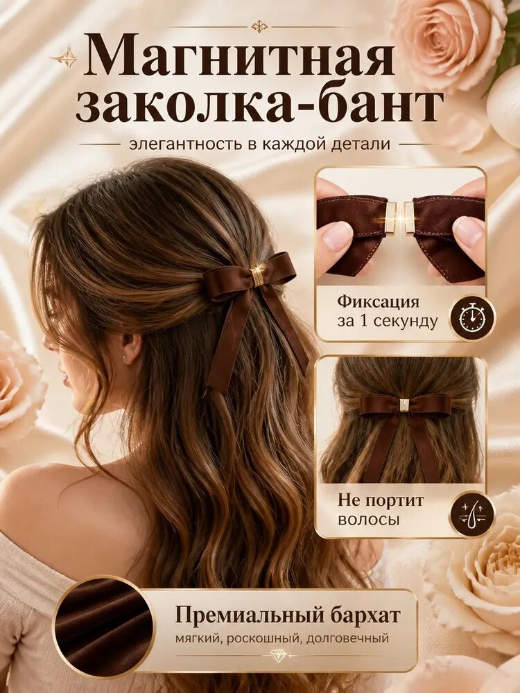 Бант для волос 1 шт.