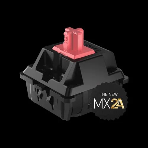 Механические клавишные переключатели Cherry MX2A Silent Red Axis 3-пин, 70 шт. в банке