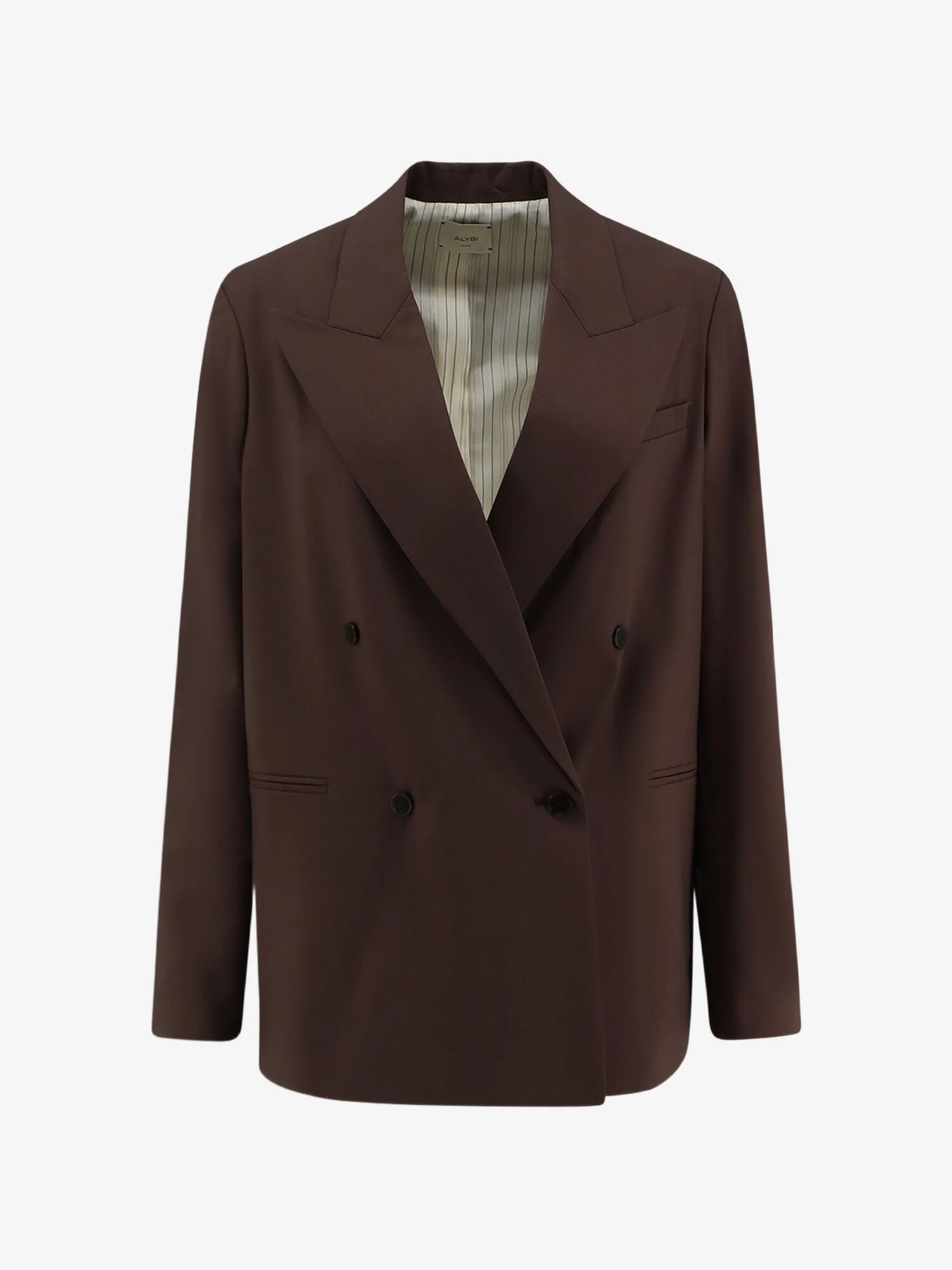 Пиджак Double-breasted peak-lapel blazer