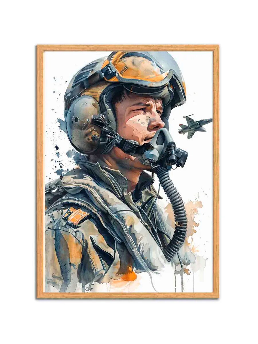 Курица-птица-пилот 5, Плакат 30x42см