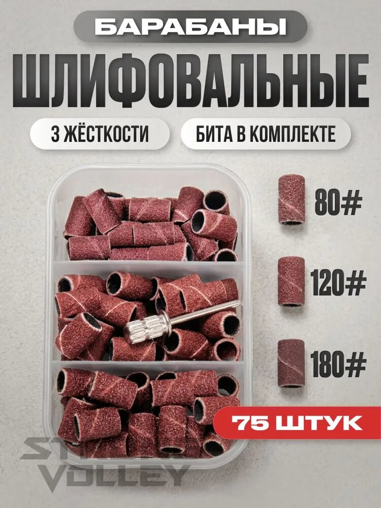Шлифовальные головки на гравер 75 шт. / Насадки для резки на гравер с алмазным покрытием