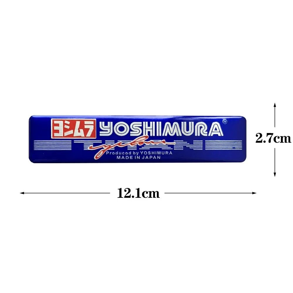 Алюминиевая наклейка на выхлопную трубу мотоцикла "Yoshimura Arrow" для Yamaha Honda kawasaki z900