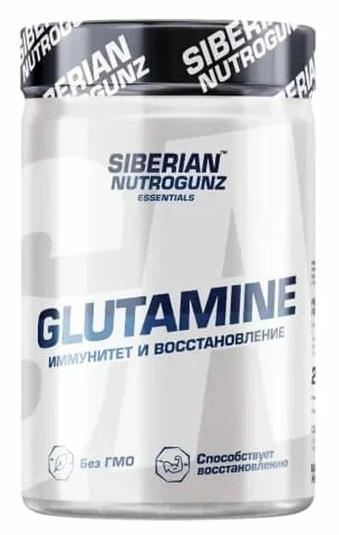 Siberian Nutrogunz Glutamine Powder, Глутамин в порошке 250 гр - Без вкуса