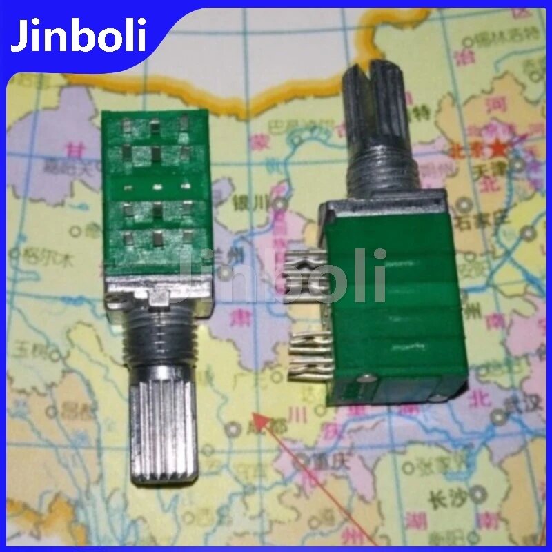 2 шт. потенциометры герметичные RK097, Цвет: B10K B103
