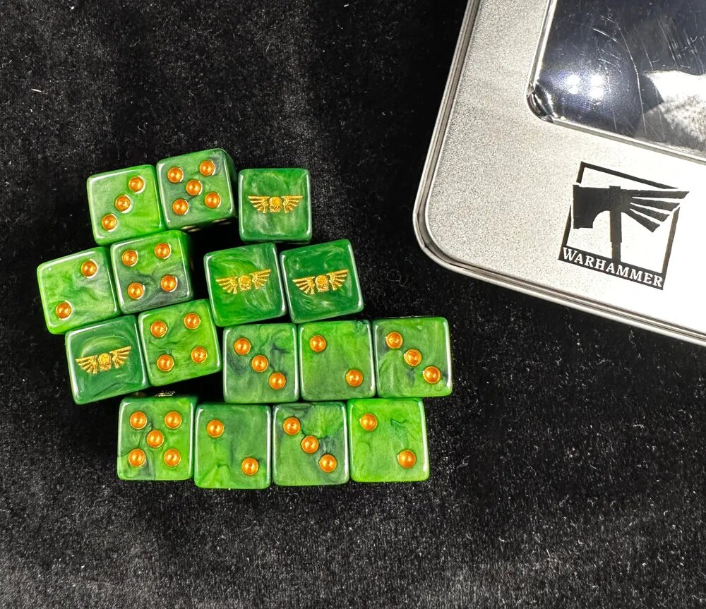 Набор из 10 игровых кубиков16mm диаметром, игральная кость, Warhammer 40K Starfighter dice, Warhammer dice
