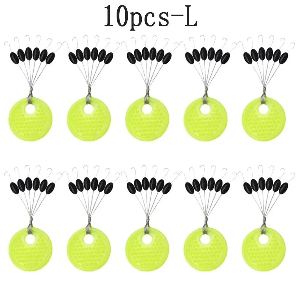 Резиновые поплавки для рыбалки, 10/20/40 шт. 10pcs-L