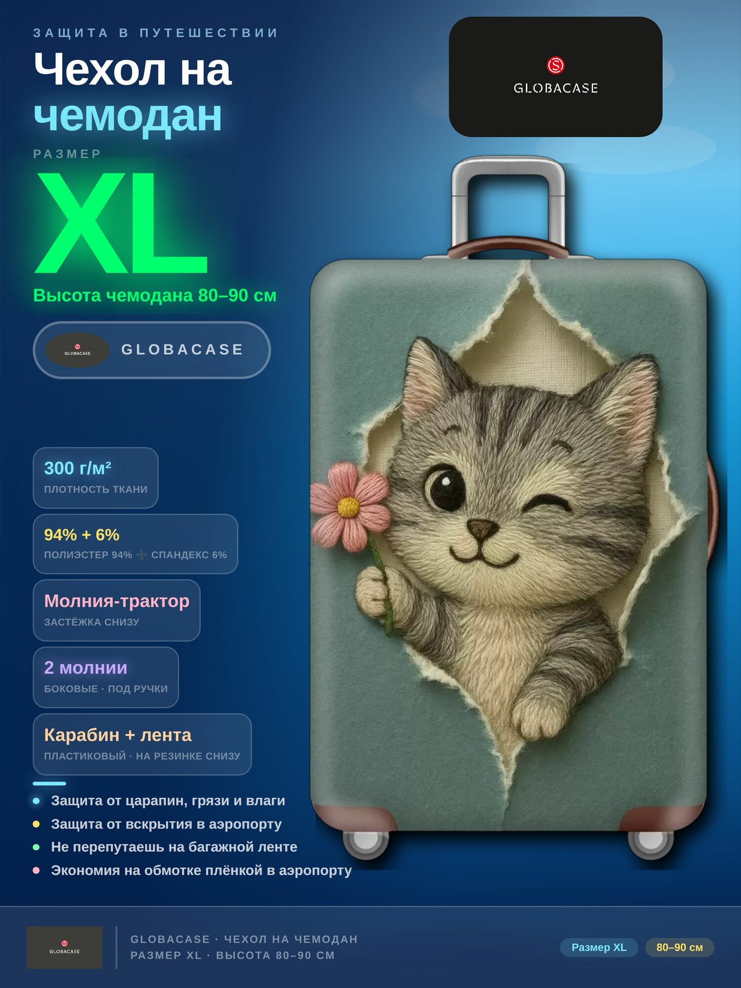Чехол для чемодана