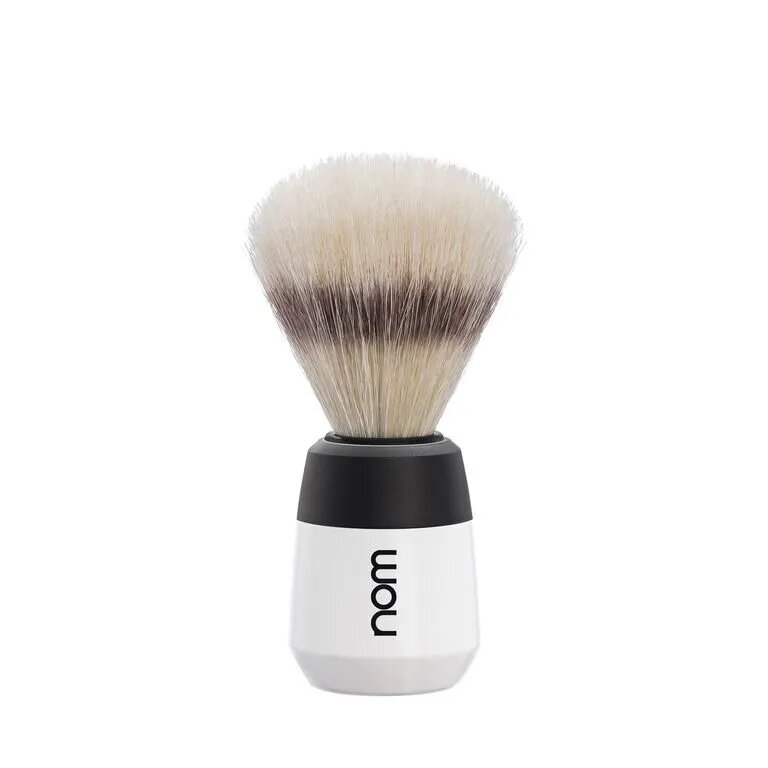 Muehle Помазок щетина кабана Nom Max (белый пластик)