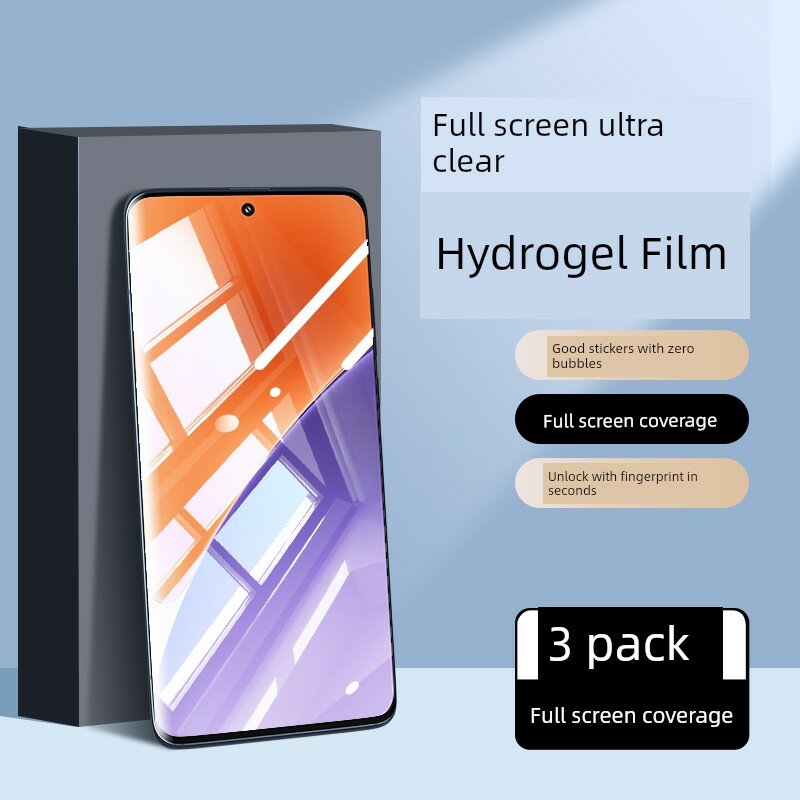 Защитное стекло Ice Glass для Xiaomi 17 Pro Max с ультра-прозрачностью, 3 листа, полное покрытие экрана и разблокировка