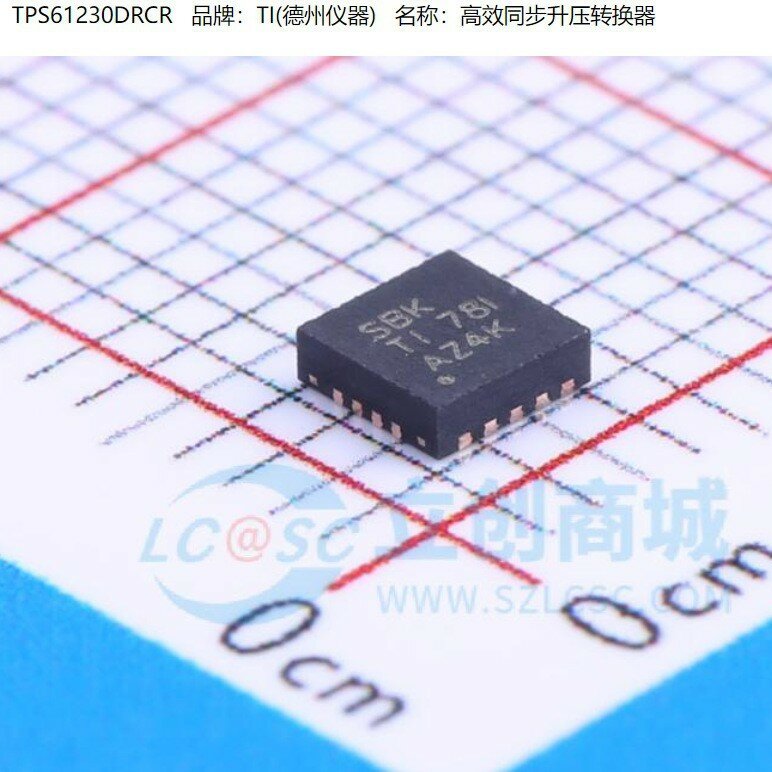 TPS61230DRCR,1шт./лот, импульсный повышающий DC-DC преобразователь, высокая эффективность, VSON-10, SMD, низкий шум