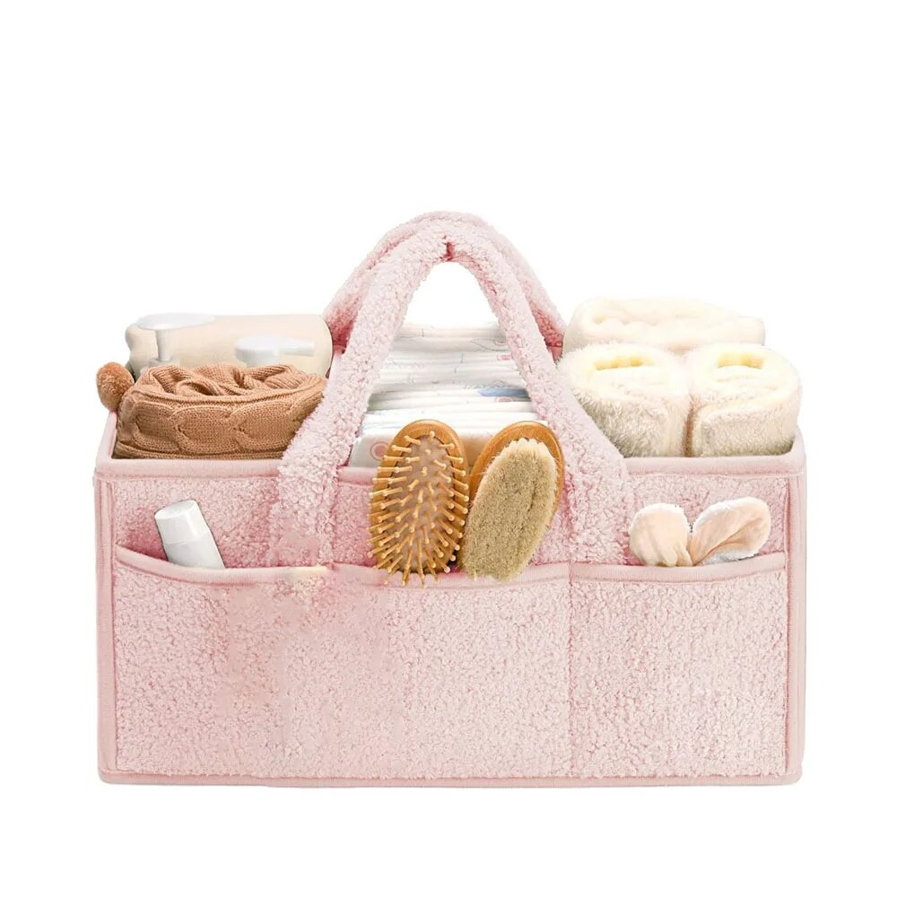 Многофункциональная сумка для подгузников из хлопка Light Pink