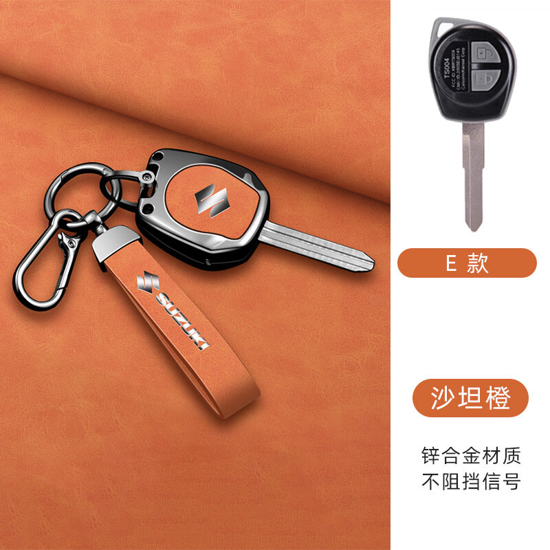 Силиконовый чехол для ключа Suzuki с веревкой A02 и креплением Sandstone Orange, защита от ударов для моделей Jimny