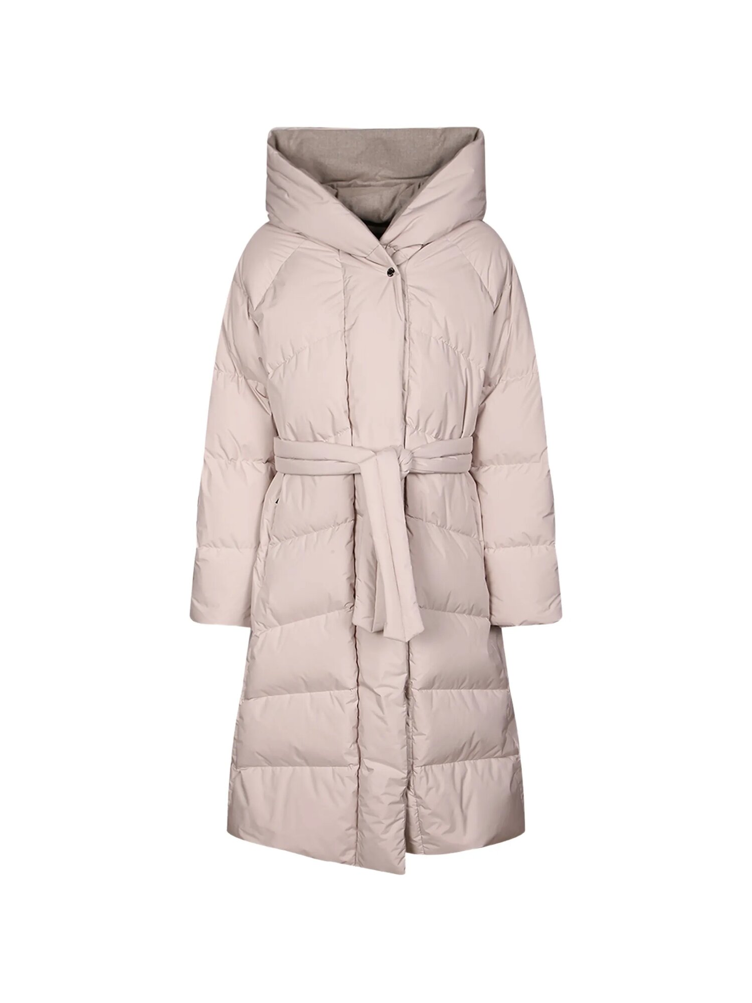 Куртка MooRER Belted hooded puffer jacket