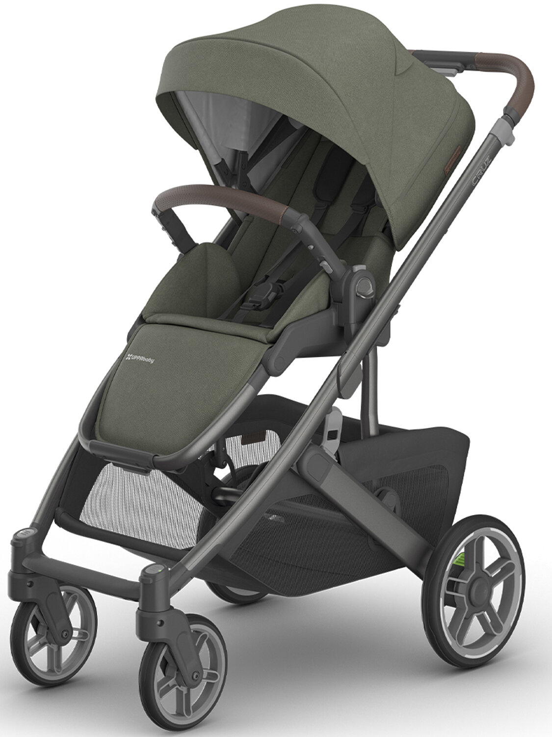 Коляска прогулочная UPPABaby CRUZ V3, болотный (Evelyn)