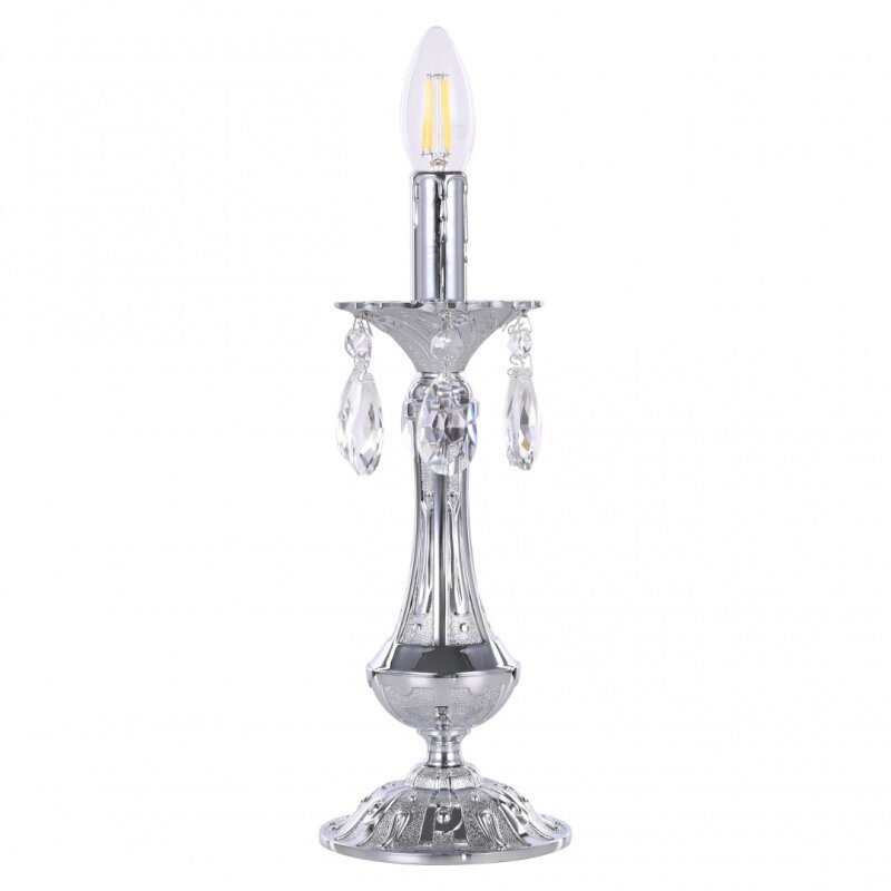 Настольная лампа декоративная Bohemia Ivele Crystal AL77 AL77100L/1-32 Ni