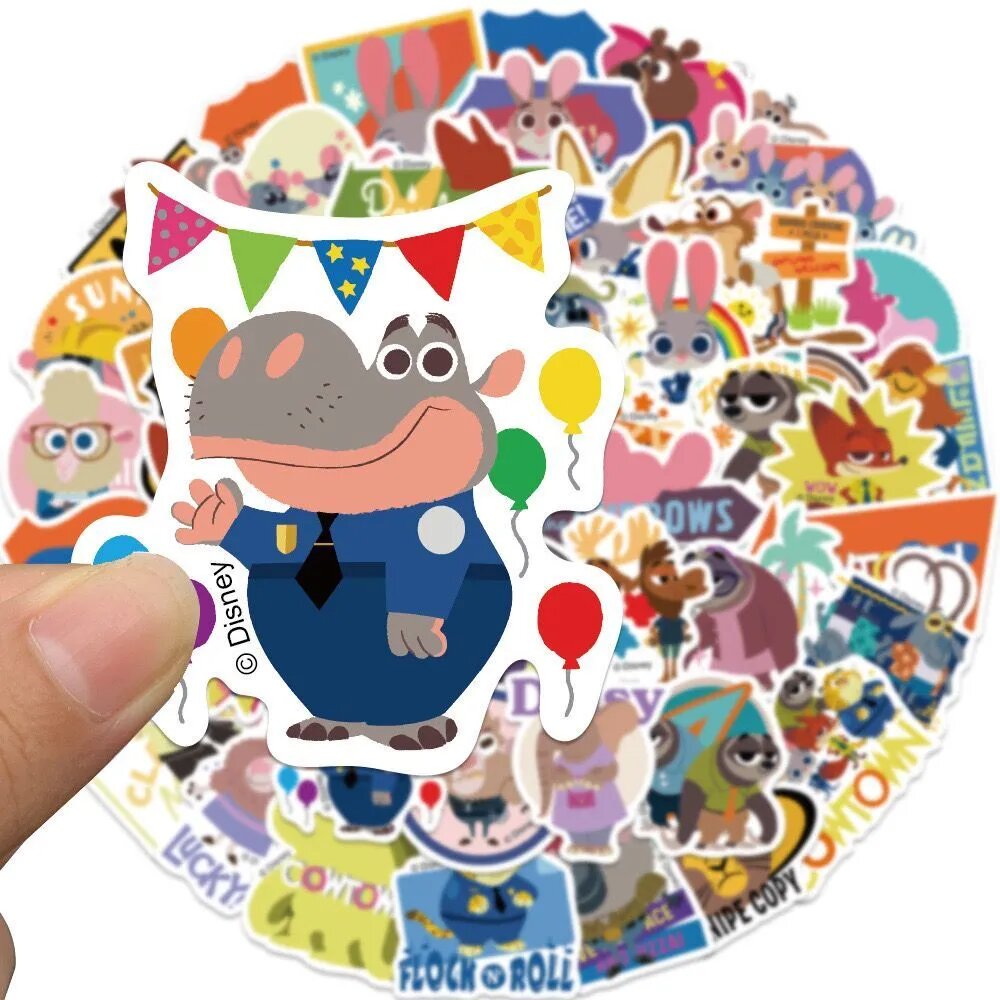 Disney Набор наклеек 1 комплект 50 шт Zootopia Стикеры