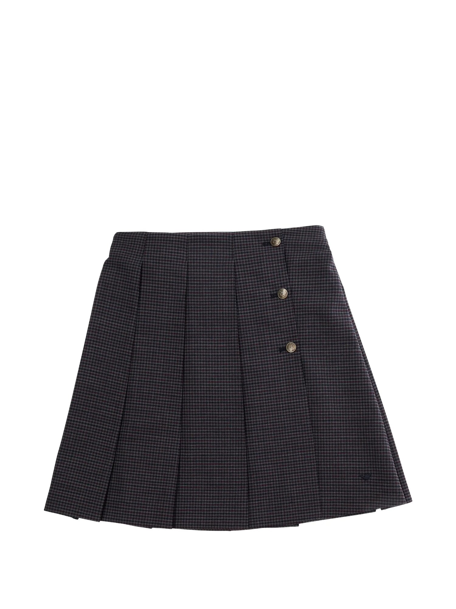 Юбка EMPORIO ARMANI Pleated houndstooth-pattern skirt