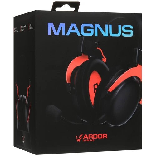 Беспроводные наушники ARDOR GAMING Magnus + Док-станция, черные