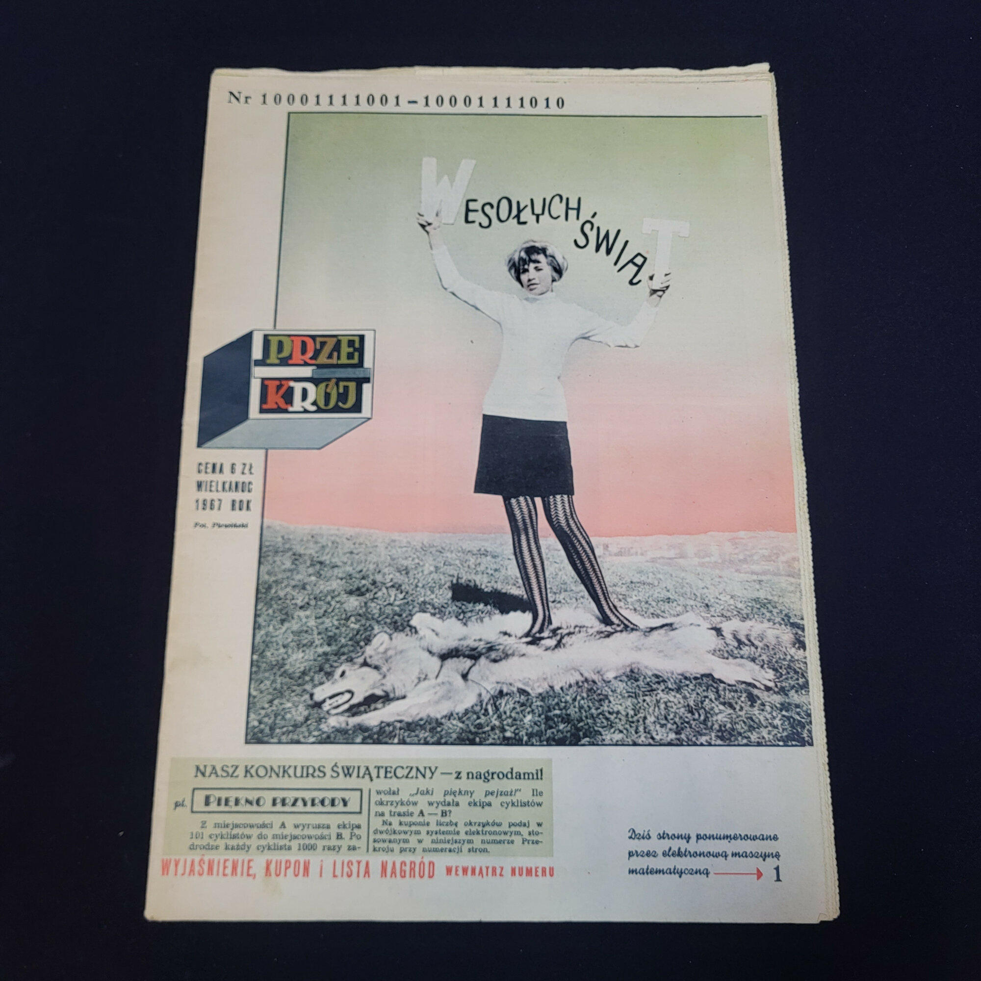 Журнал винтажный, СССР. Польское иллюстрированное издание Przekrój, выпуск 1967 года