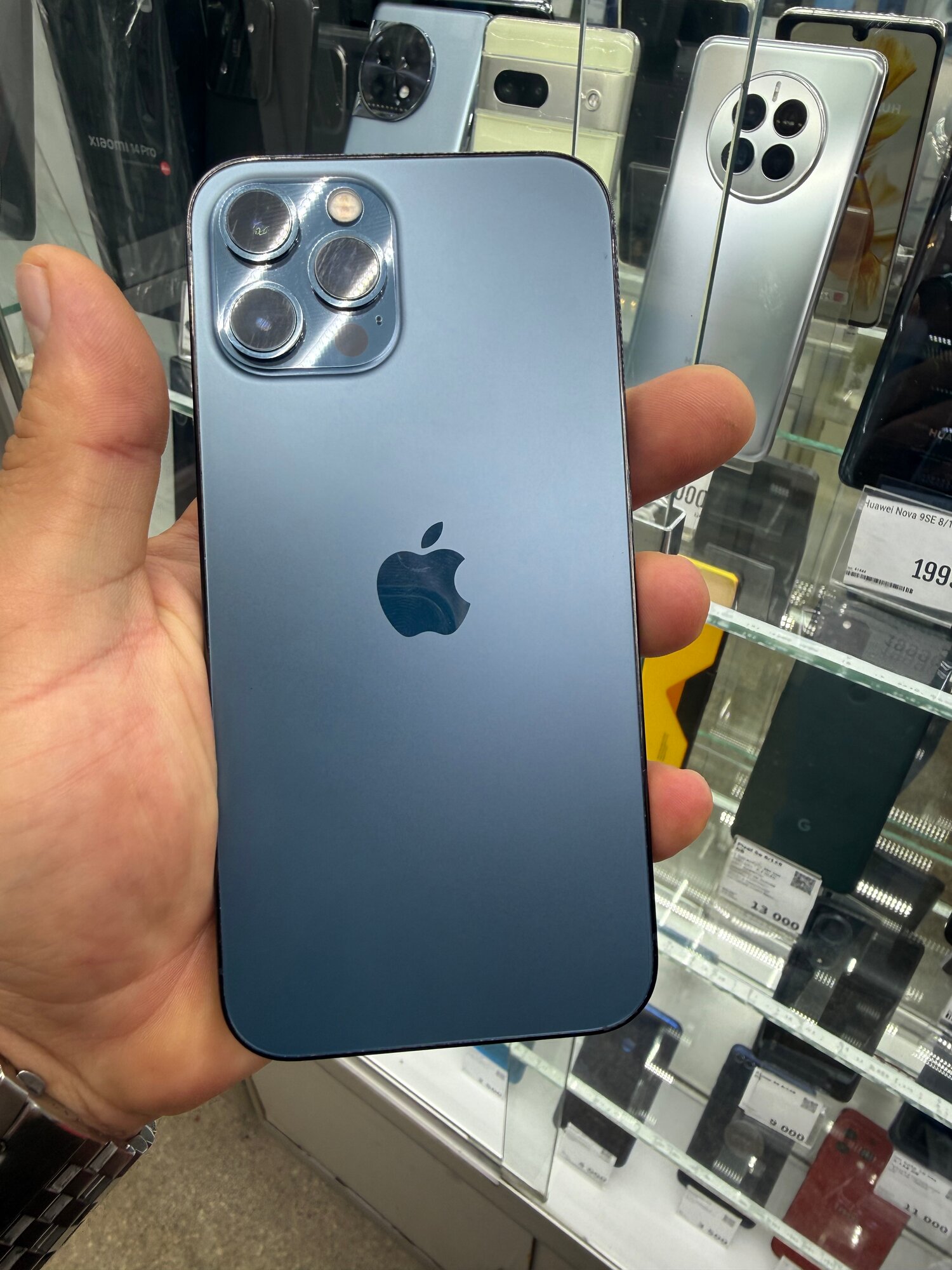 Смартфон Apple iPhone 12 Pro Max 256ГБ, синий, Б/У