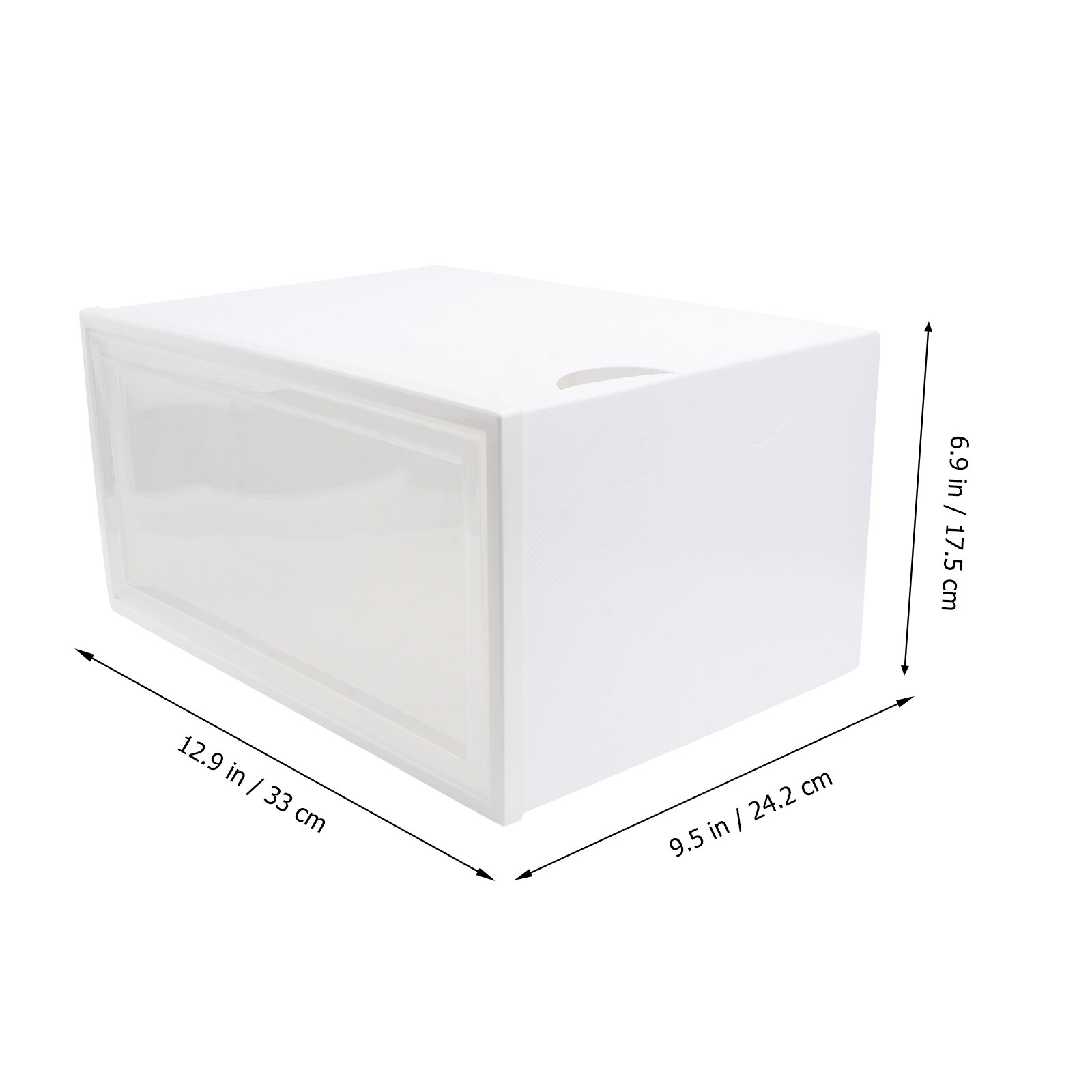Прозрачная Коробка Для Обуви 1 Шт Универсальный Размер 33.5X24.5Cm