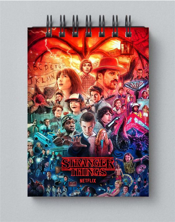 Блокнот Очень странные дела, Stranger Things №17, А4