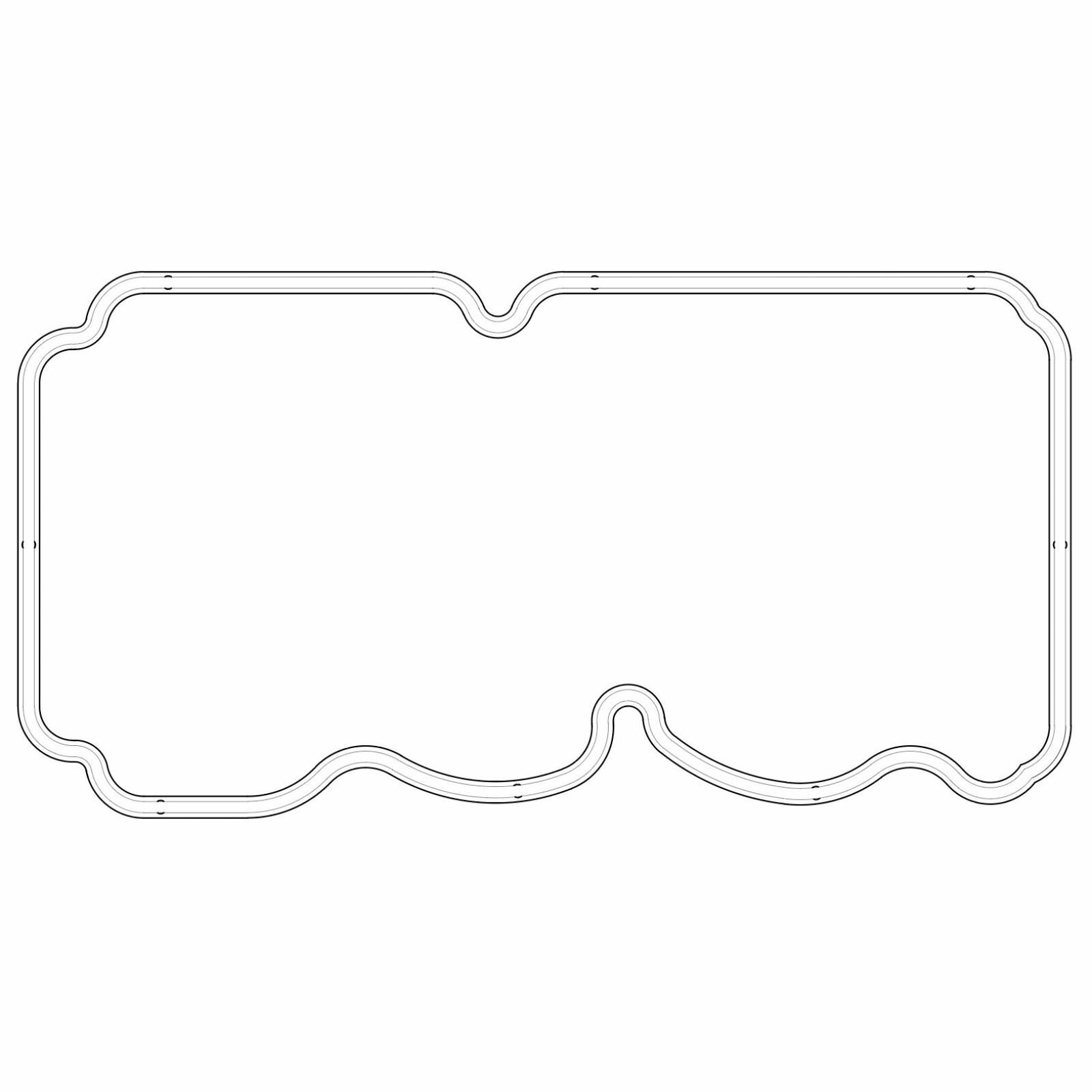 Прокладка клапанной крышки, для Дэу Матиз 1998-, Шевроле Спарк 2005- 0.8i oem 118978B00, 94580083 арт LES20506
