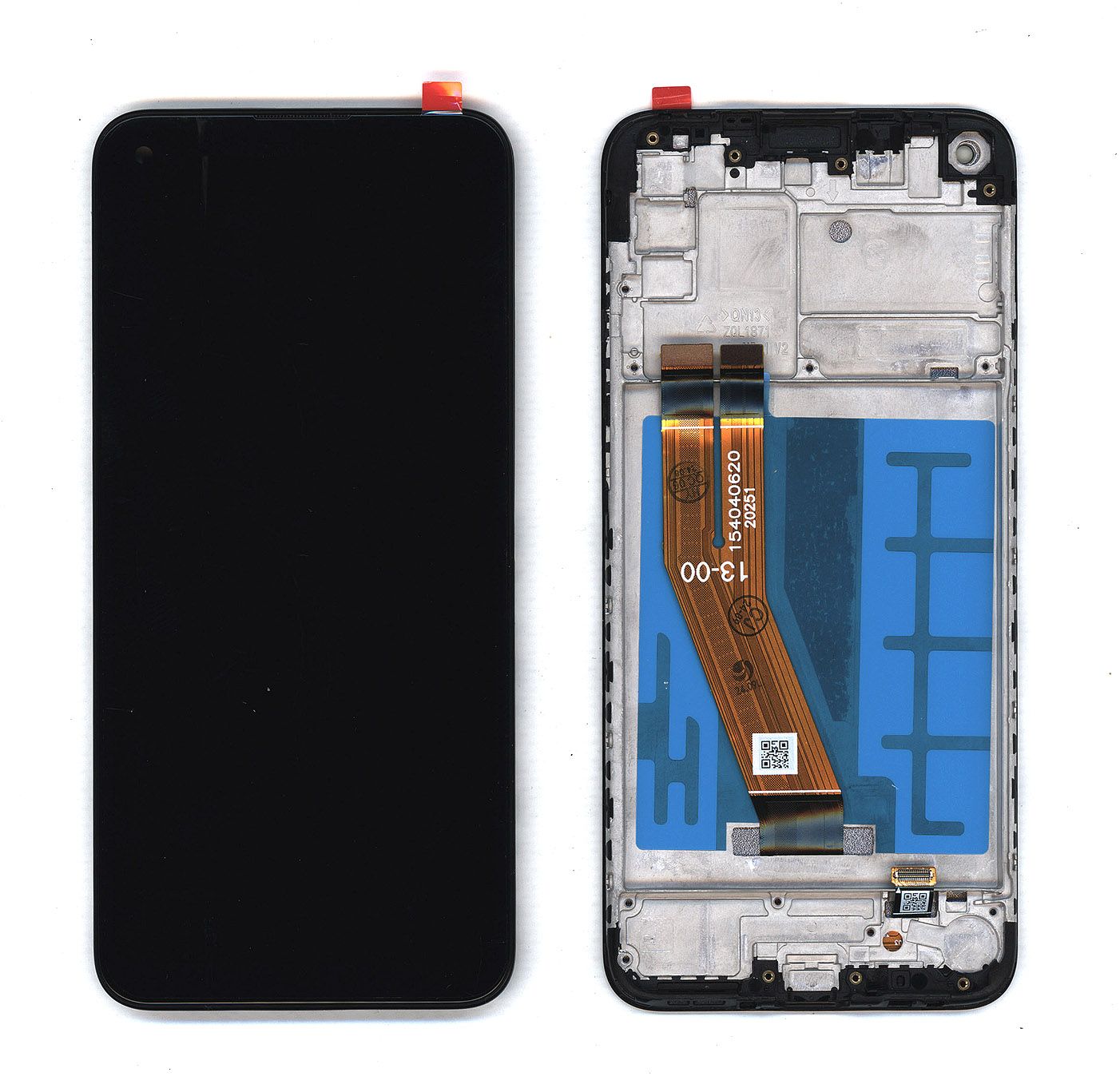 Дисплей (модуль) для Samsung Galaxy A11 SM-A115 в сборе с тачскрином и рамкой (N, G ver.) черный