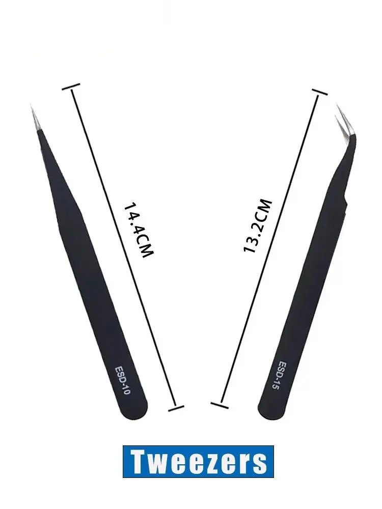 Creality Пинцеты для 3D-принтера, 14.4см/13.2см, Цвет: tweezers Kit