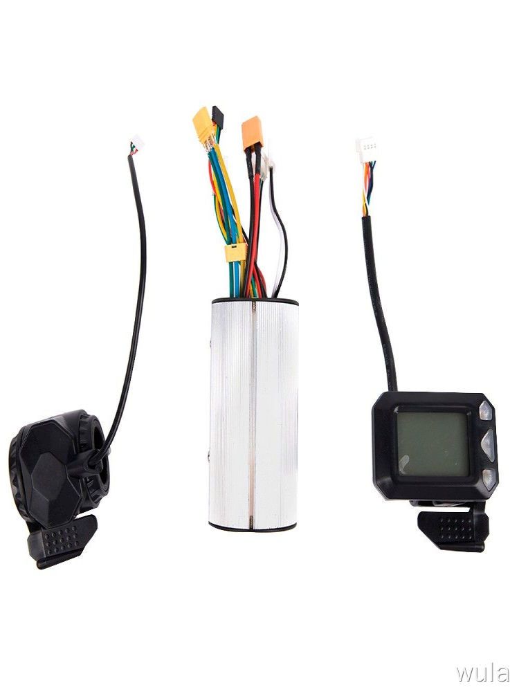 Комплект для электросамоката 24V 250W/350W: LCD дисплей 5.5/6.5", контроллер, тормоз. Алюминий, защита от дождя, тихая работа, цветовая маркиров.