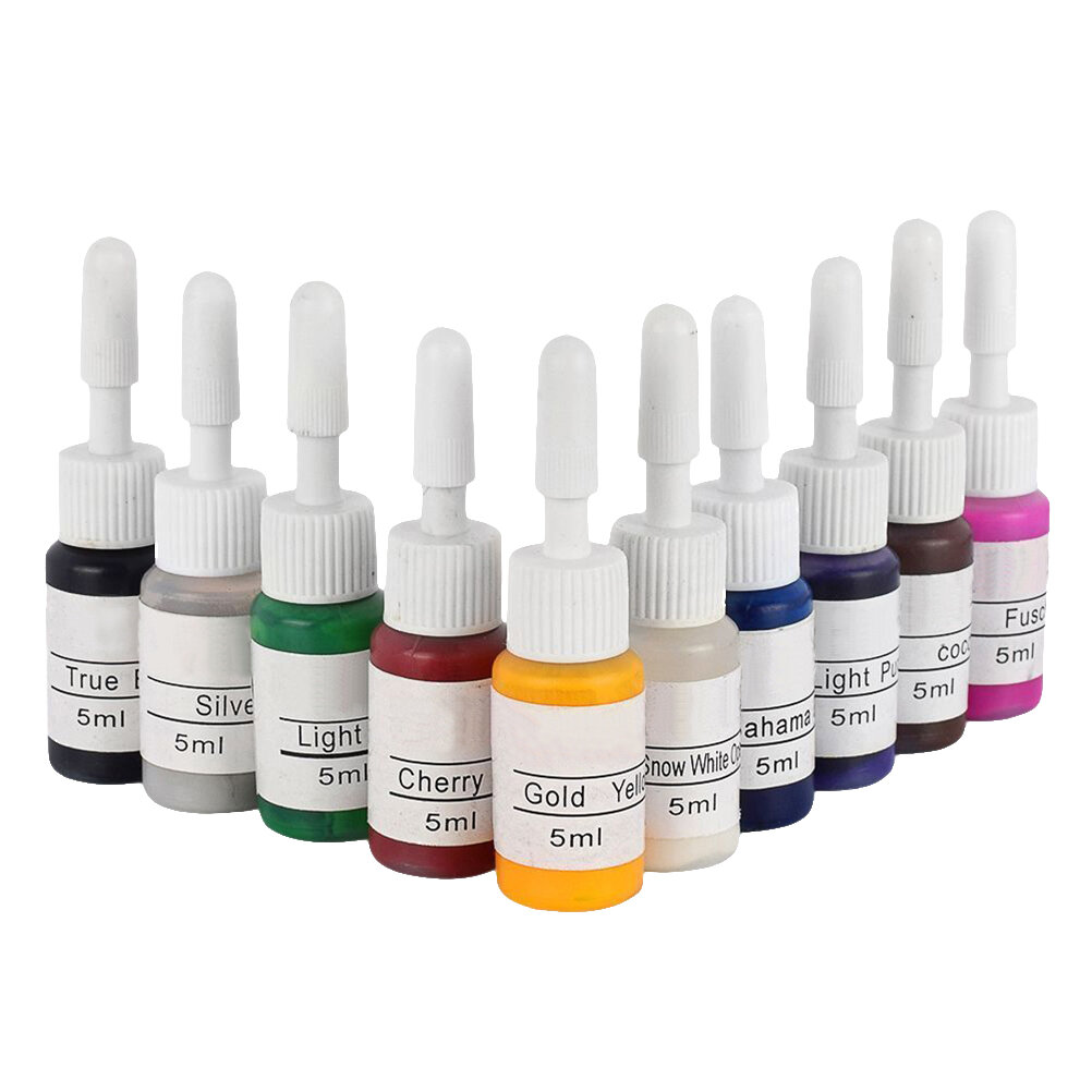 10 Столов 5ML Пигмент Для Бровей И Татуажа В Ассортименте Excellente Эффект Окрашивания