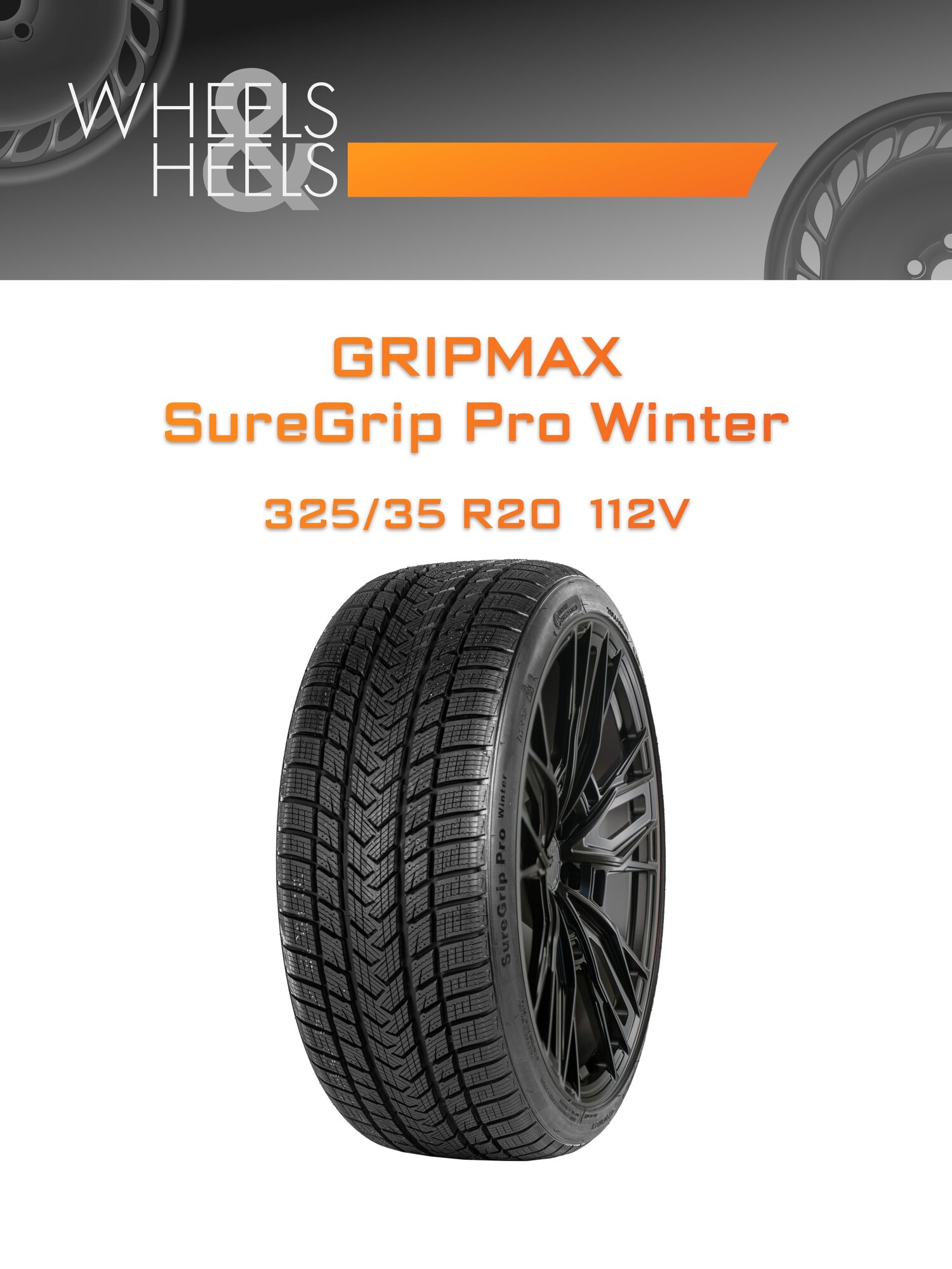 Шина автомобильная GRIPMAX SureGrip Pro Winter 325/35 R20 112V XL WINTER, зимняя, универсальная