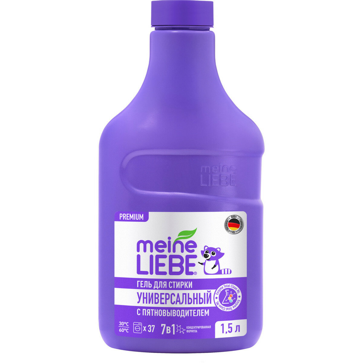 Гель для стирки Meine Liebe универсальный с пятновыводителем концентрат, 1.5л, (1 шт)