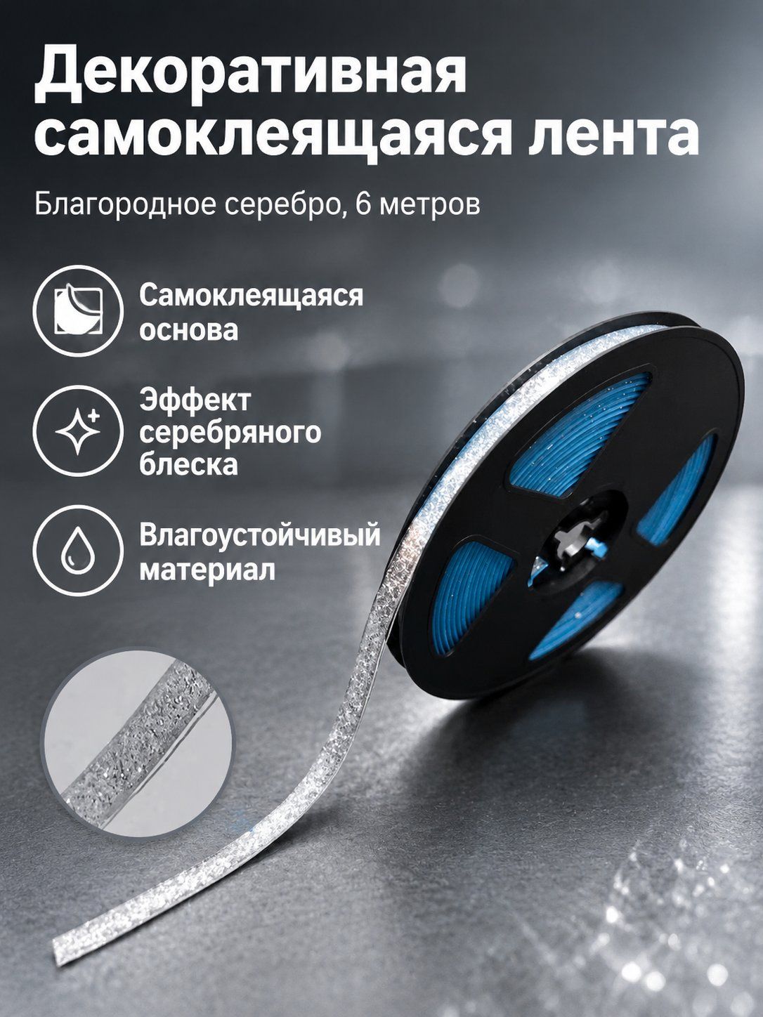 Планка для столешницы ,60см